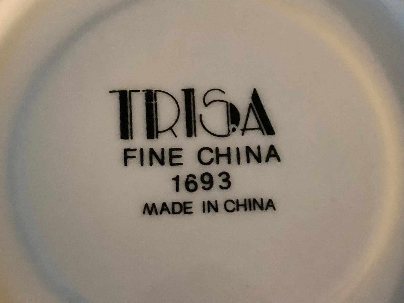 Trisa China 1693 Poinsettia & Holly - LOT OF 4 TEA CUP SAUCERS | eBay