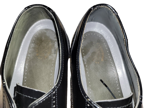 Dexter Men's Wing Tip Black Leather Oxford Broguing Dress Shoes Size 10 ...