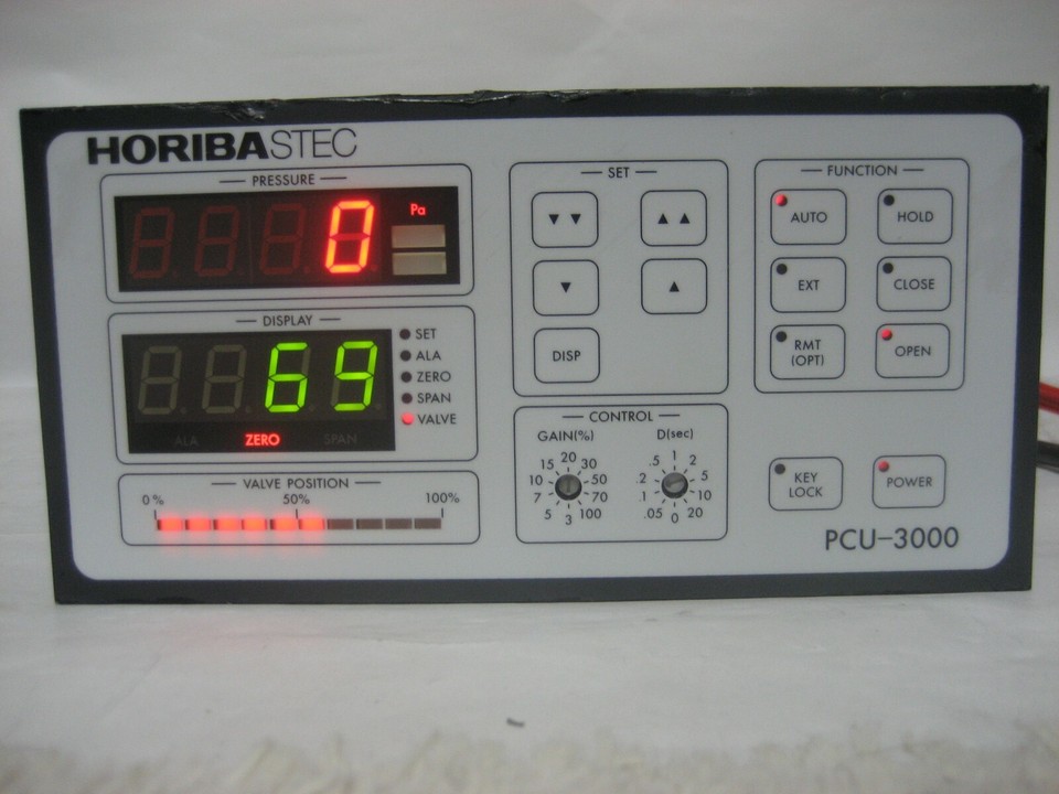 HORIBA STEC PRESSURE CONTROLLER PCU-3000 | eBay