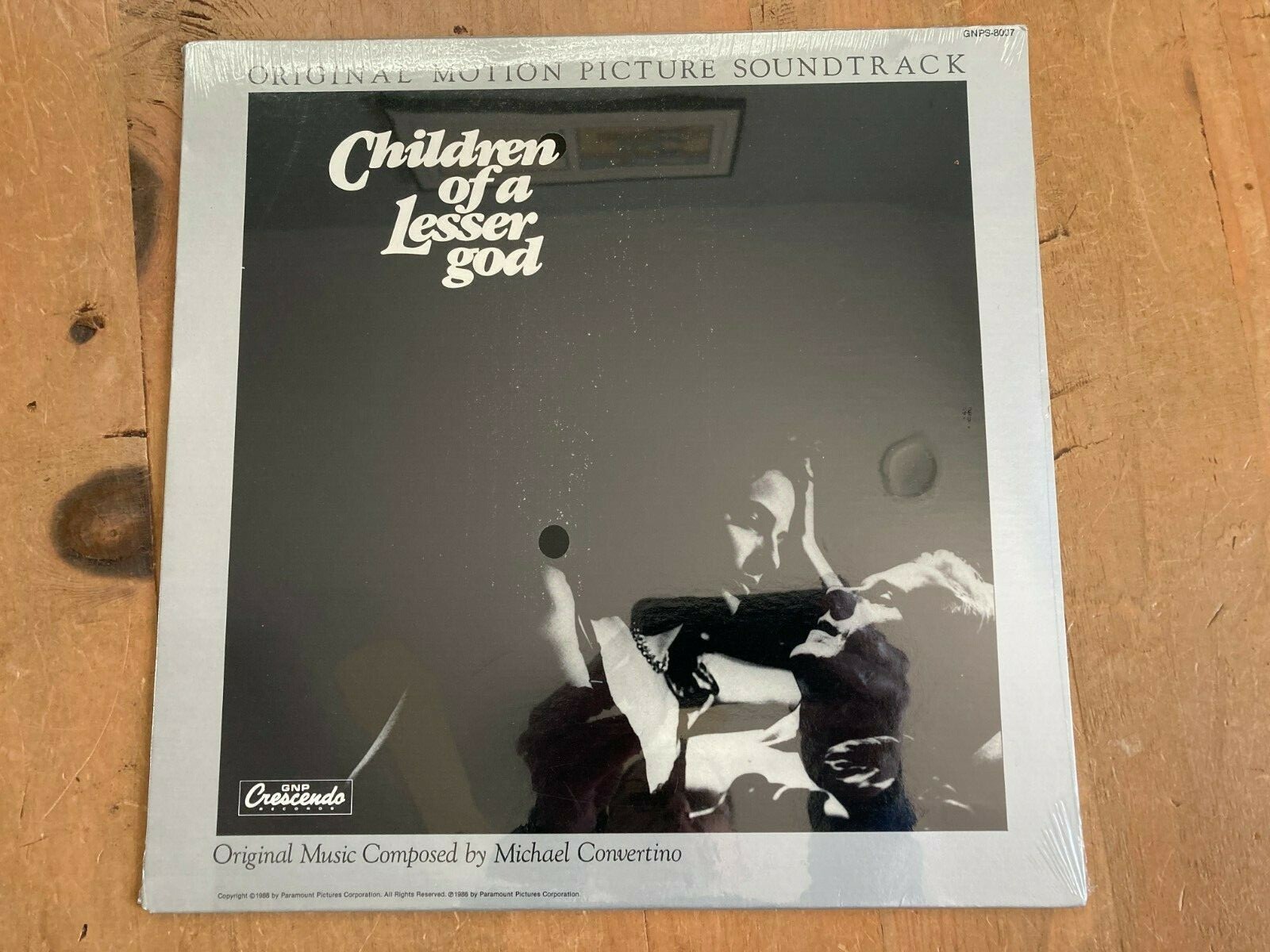 CHILDREN OF A LESSER GOD SOUNDTRACK LP VINYL - SEALED 1986 MICHAEL ...