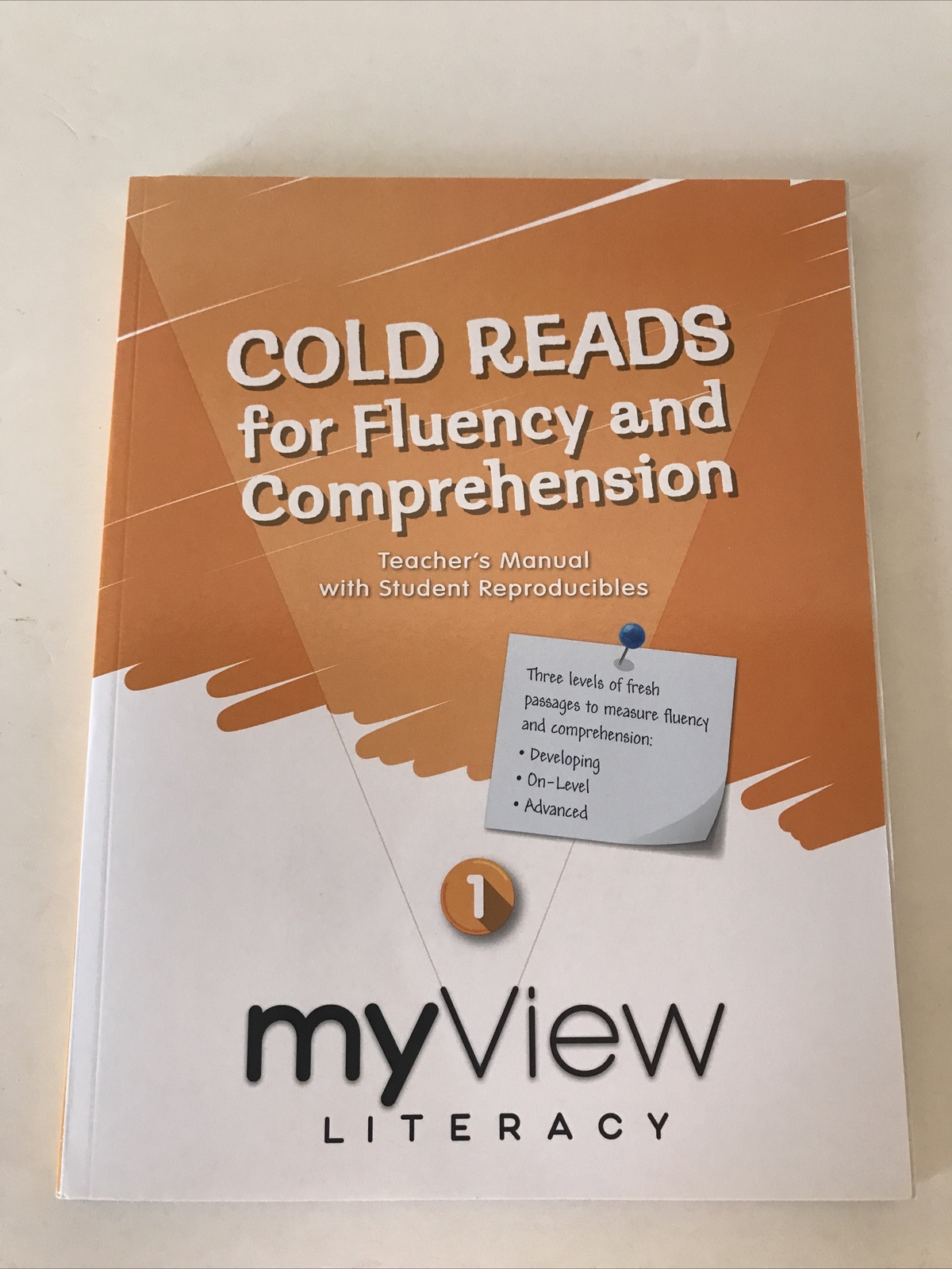 My View Literacy Cold Reads For Fluency And Comprehension, Teacher’s ...