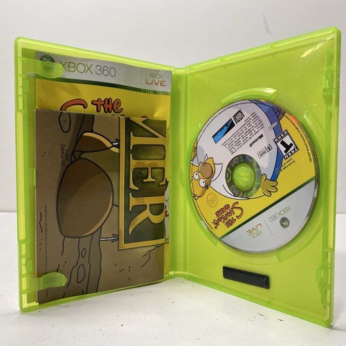 The Simpsons Game - Xbox 360 (CIB with Poster) | eBay