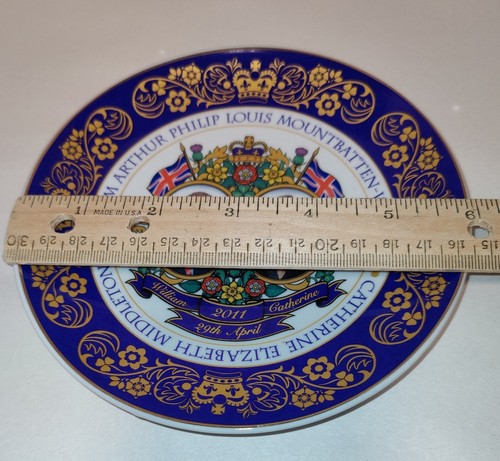Prince William Kate Middleton Plate Wedding Commemorative Elgate ...