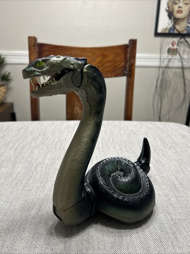 Harry Potter 2001 Basilisk Animatronic Toy Mattel Serpent Figure Rare ...