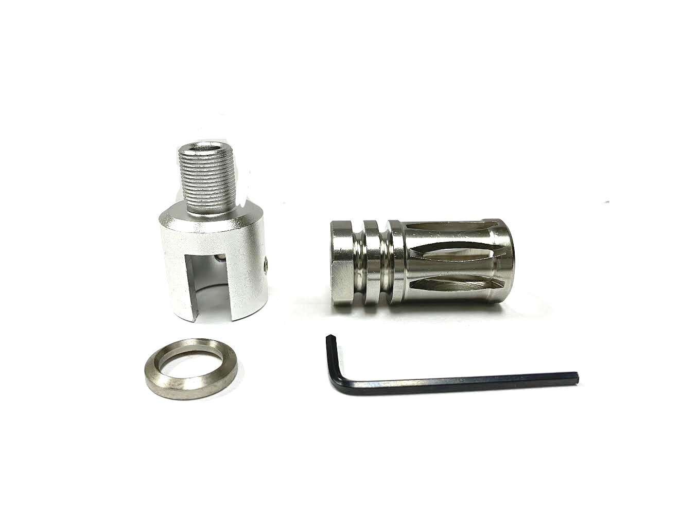 Ruger 1022 10/22 Adapter 1/2x28 Thread With Muzzle Brake Stainless ...