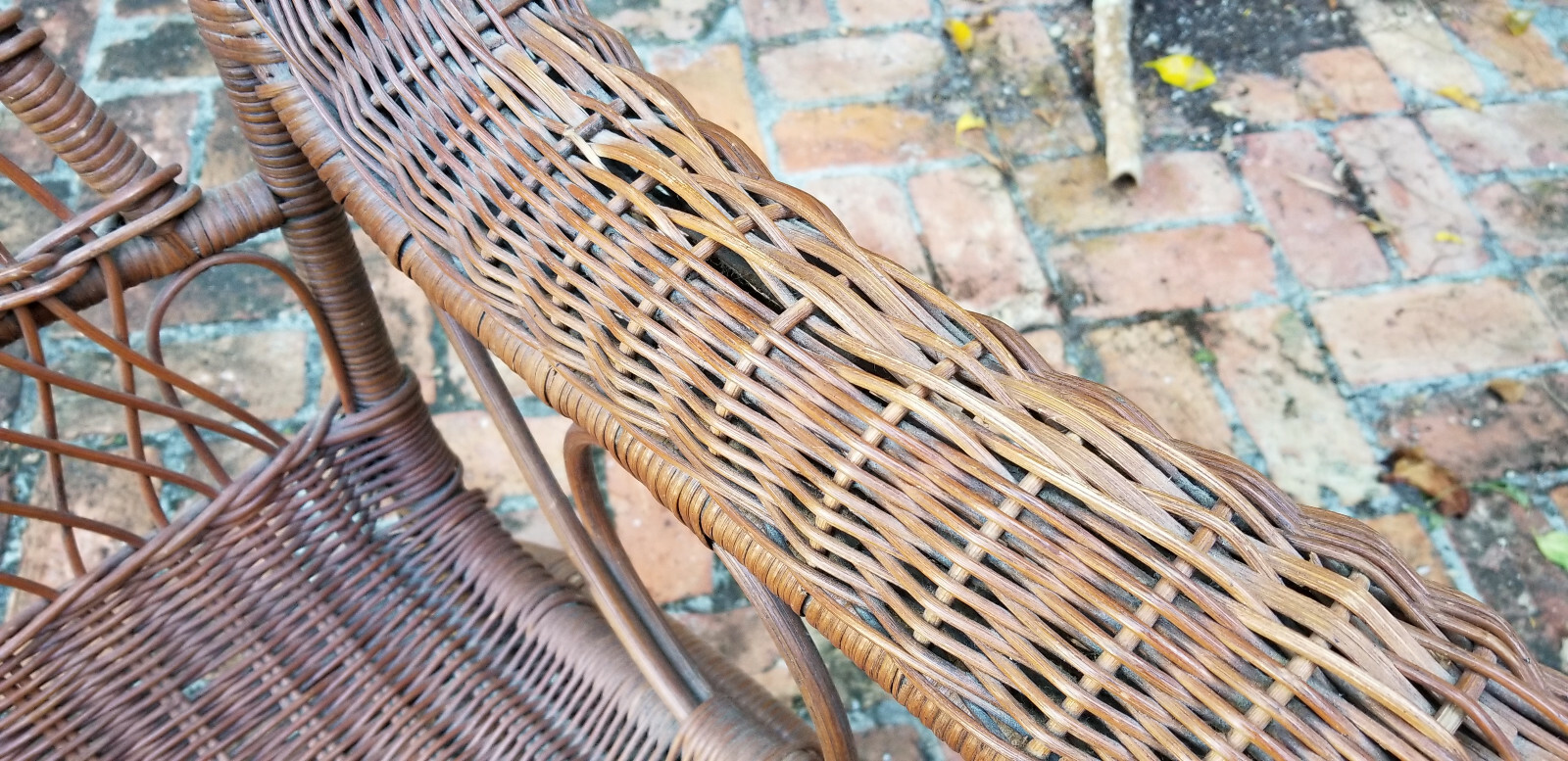 ANTIQUE VICTORIAN 1895 WAKEFIELD WICKER PLATFORM ROCKER CHAIR | eBay