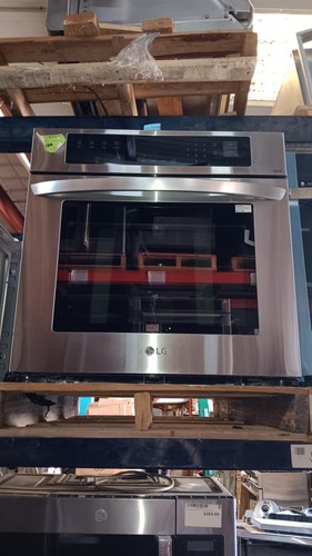 LG LWS3063ST 30" Built-In Electric Convection Wall Oven with EasyClean ...