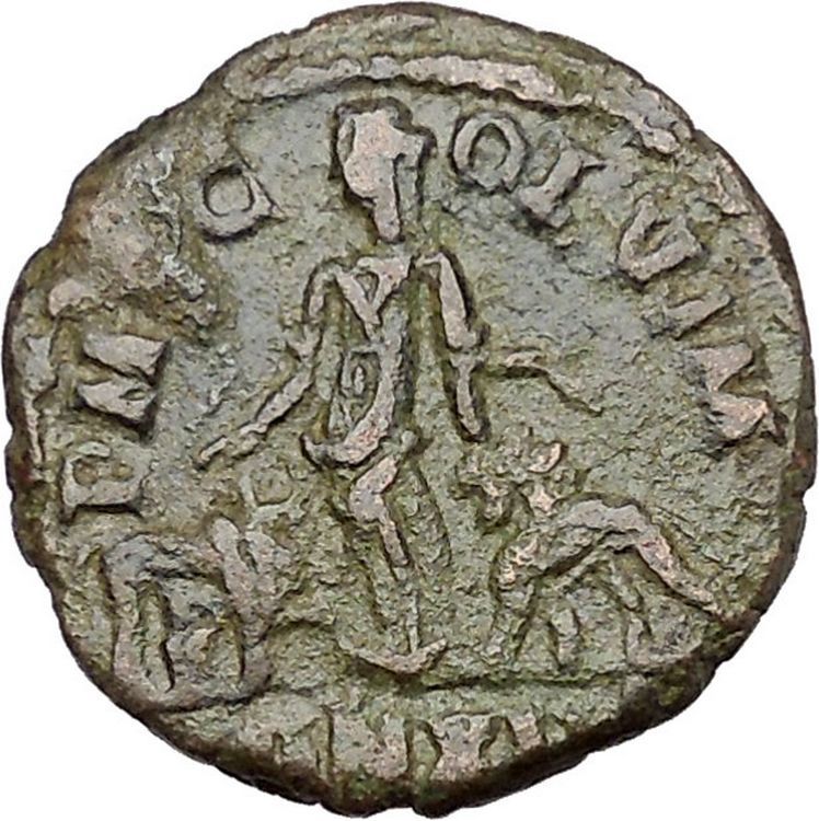 TREBONIANUS GALLUS 251AD Rare Roman Coin Viminacium Legion Bull & Lion ...