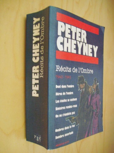 Peter Cheyney Récits de l'ombre 1940-1945 | eBay