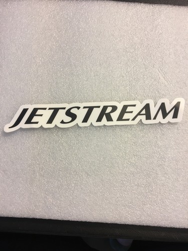 JETSTREAM Jet Stream Decal Sticker Black,White 6”x 1” | eBay