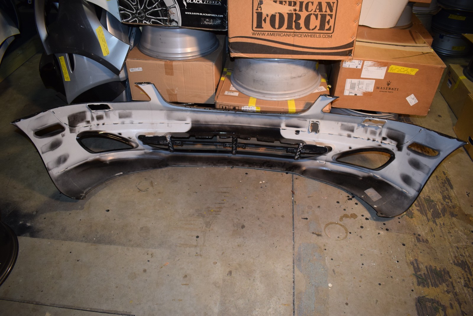 2007 2008 2009 MERCEDES S CLASS W221 FRONT BUMPER COVER FACTORY OEM ...