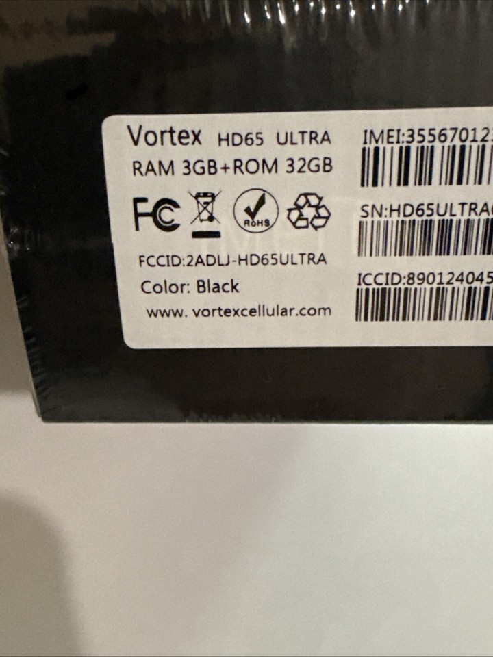 SEALED. Vortex HD65 Ultra (T-Mobile) 6.5" 32GB 3GB GSM 4G LTE 8MP ...