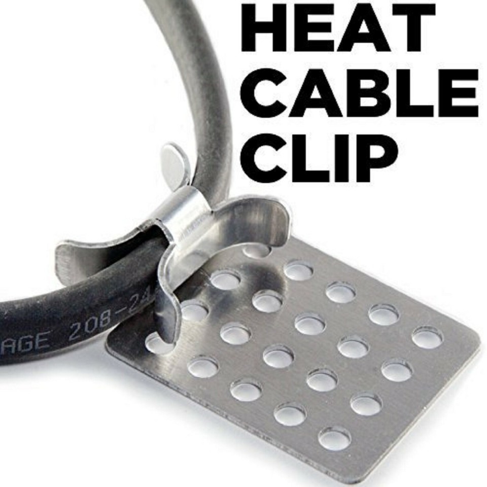 Heat Cable Roof Clip for Securing Ice Dam Heat Tape and Heat Cable to ...