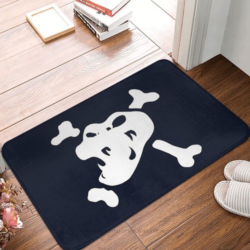 Skeleton Skull Bone Bath Mat Kremling Insignia Doormat Kitchen Carpet ...