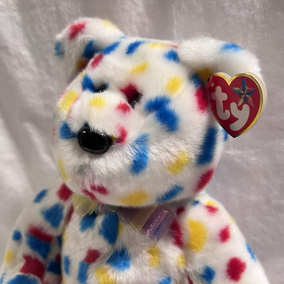 Ty Beanie Buddy TY 2K The Bear Large Plush Stuffed Animal Toy | eBay
