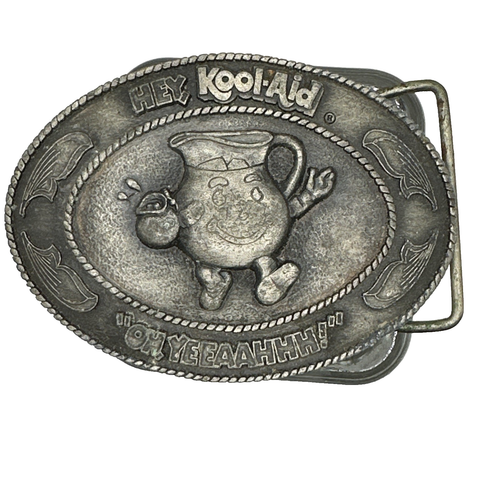 Kool Aid Man Oh Yeah Indiana Metal Craft Vintage Belt Buckle | eBay