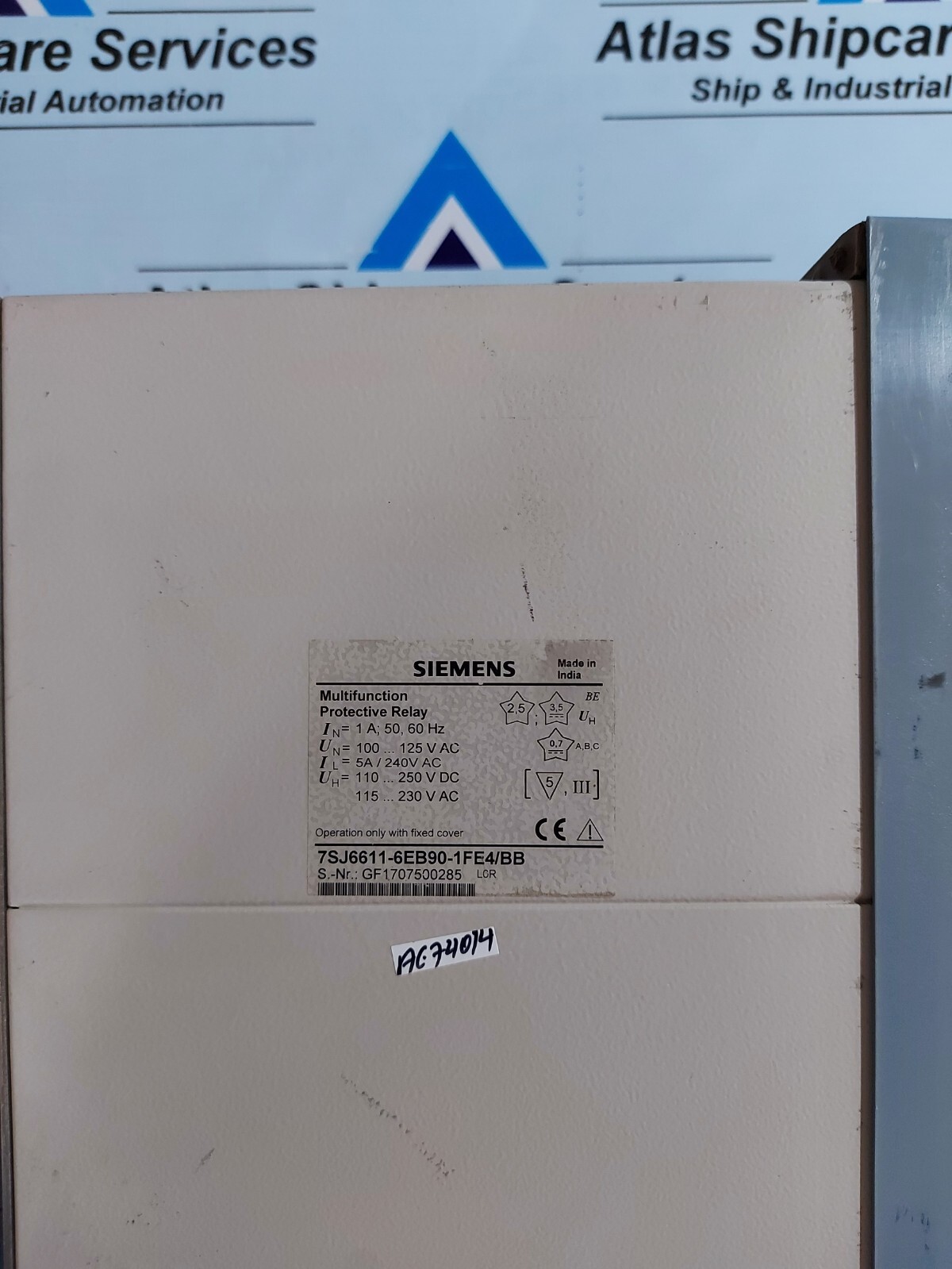 SIEMENS SIPROTEC 7SJ66 MULTIFUCTION PROTECTIVE RELAY 7SJ6611-6EB90-1FE4 ...