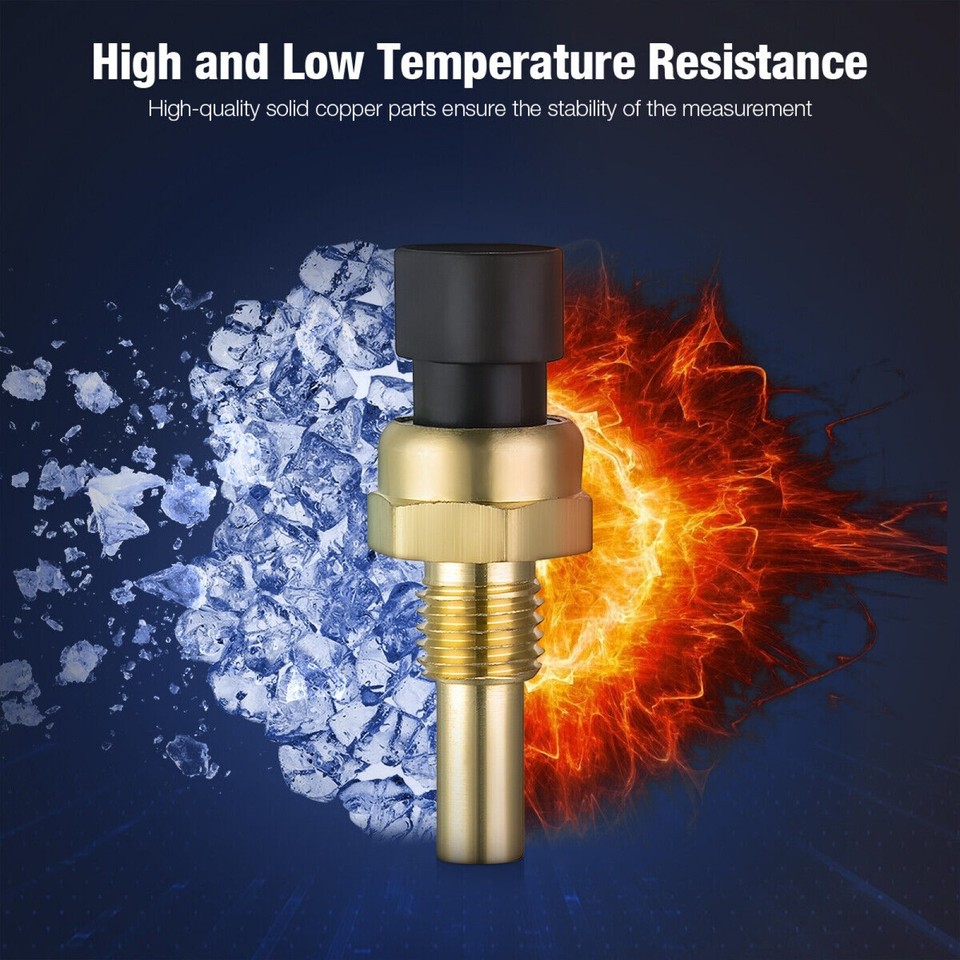 12608814 Engine Coolant Temp Sensor w/ Connector For Buick Cadillac ...