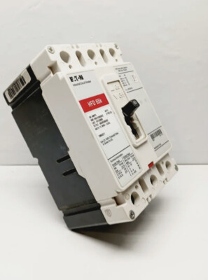 NEW EATON 60 AMP CIRCUIT BREAKER 3 POLE 600 VAC 250 VDC 100KA HFD3060 ...