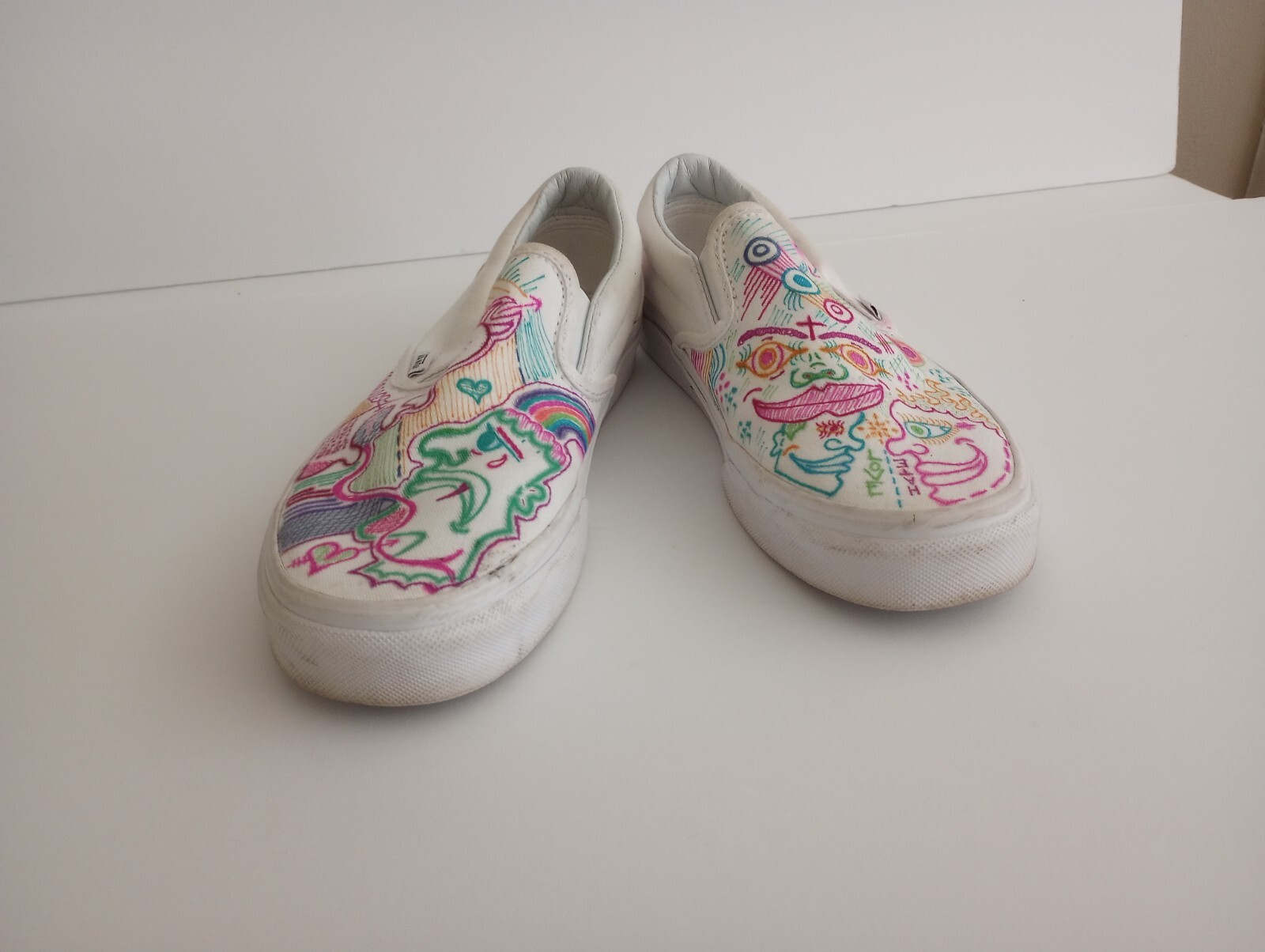 Vans, U Paint series sneakers size 6, Van's off the … - Gem