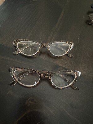 2 Vision World Eyewear Deluxe Female Cateye Vintage Reading Glasses ...