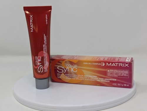 Matrix Color Sync Cream Hair Demi-Color - 6RV+ LIGHT BROWN RED VIOLET+ ...