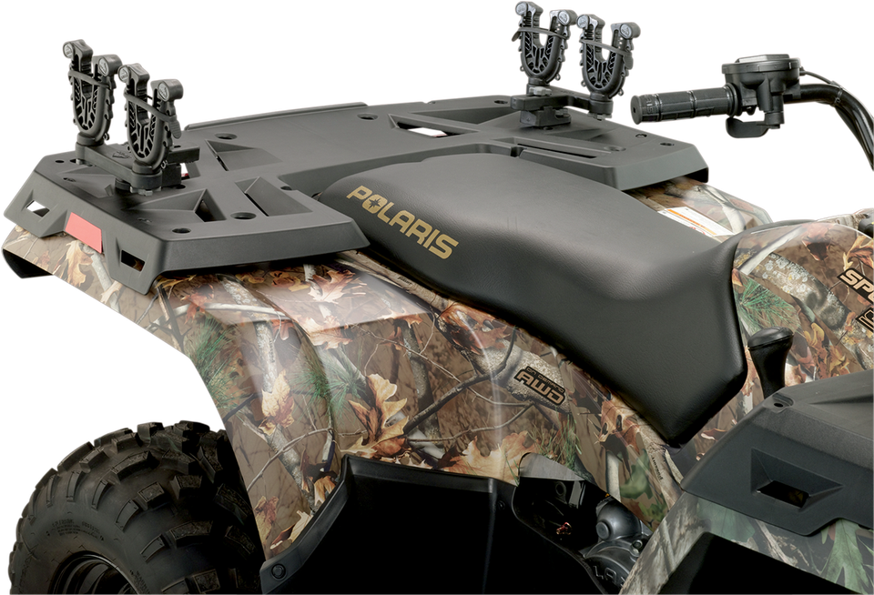 Moose Black FlexGrip UTV ATV Side by Side Double Gun & Bow Rack for ...