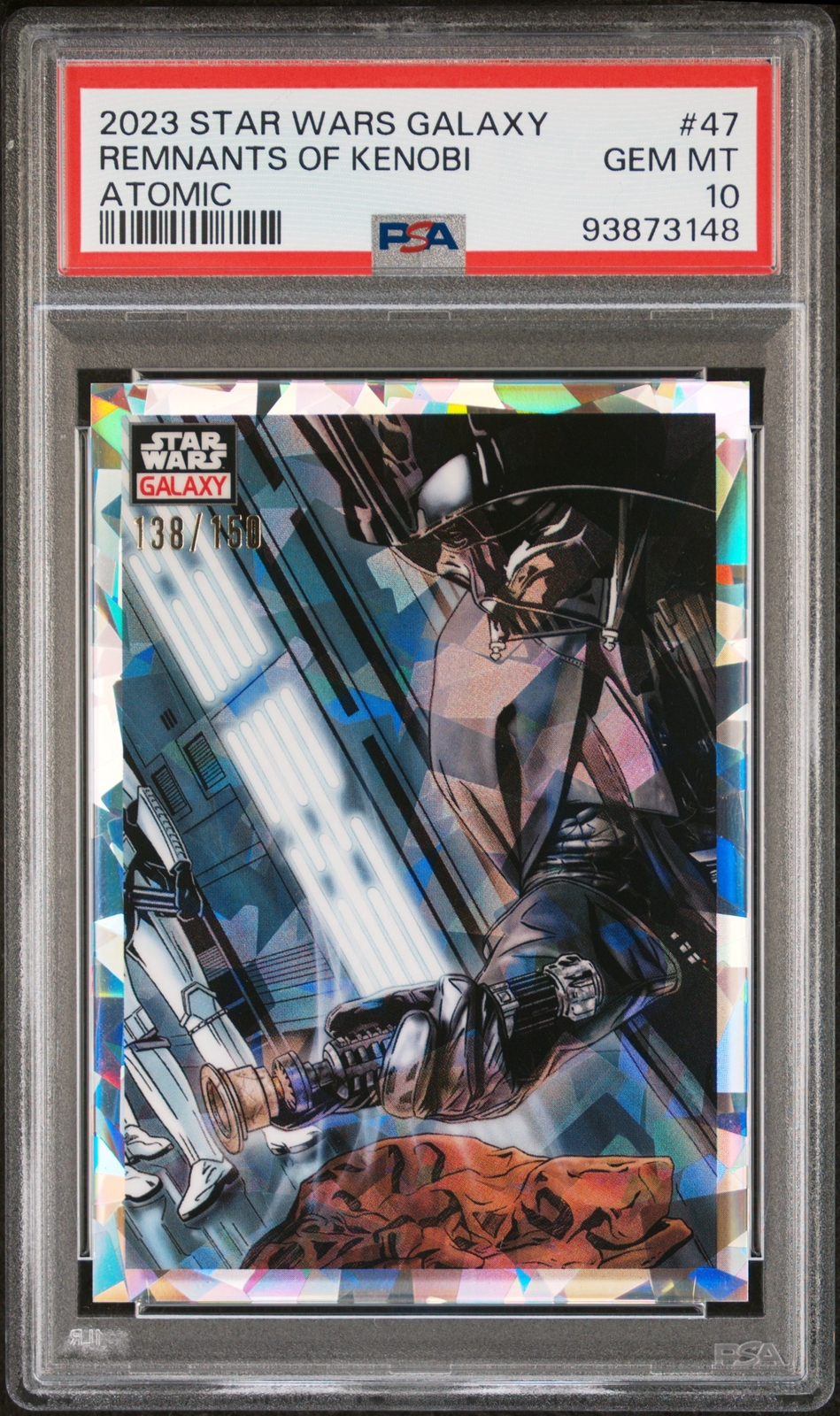 2023 TOPPS CHROME STAR WARS GALAXY ATOMIC #47 REMNANTS OF KENOBI 138/ ...