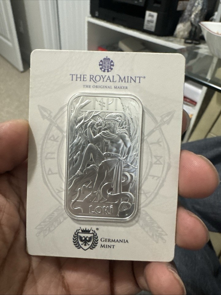 Loki 1oz Silver Minted Bullion Bar Limited Edition Royal Mail | eBay