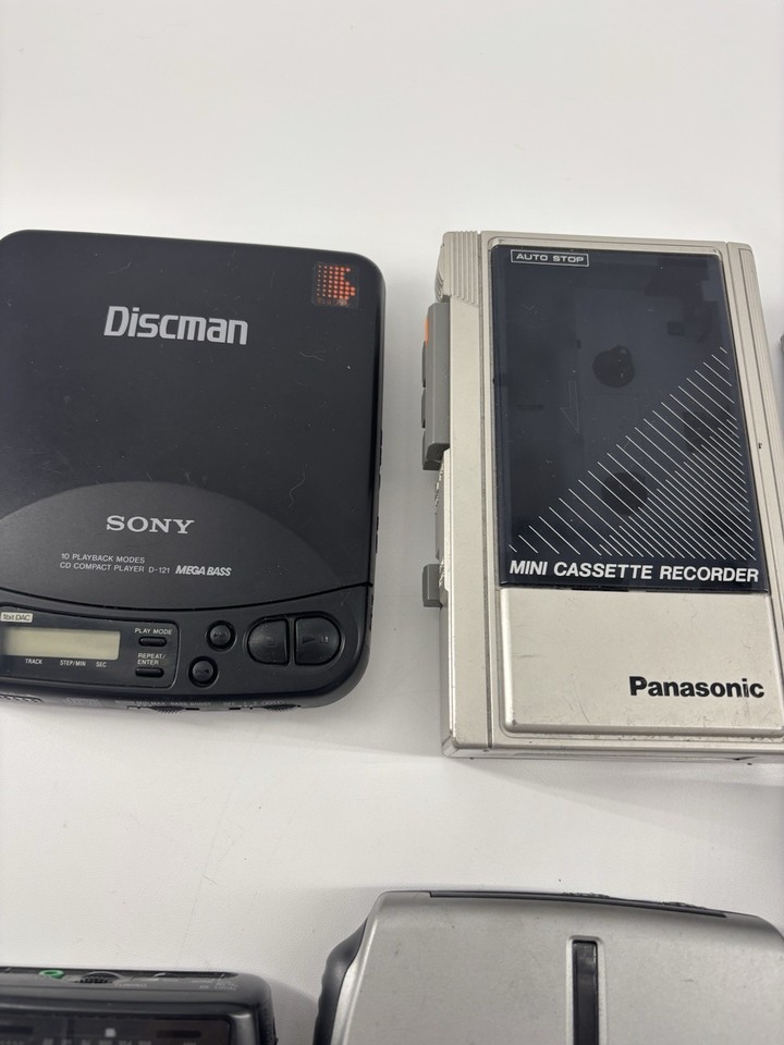 Lot Of 10 Vintage Sony Panasonic Walkmans CD Players Parts Or Repair ...
