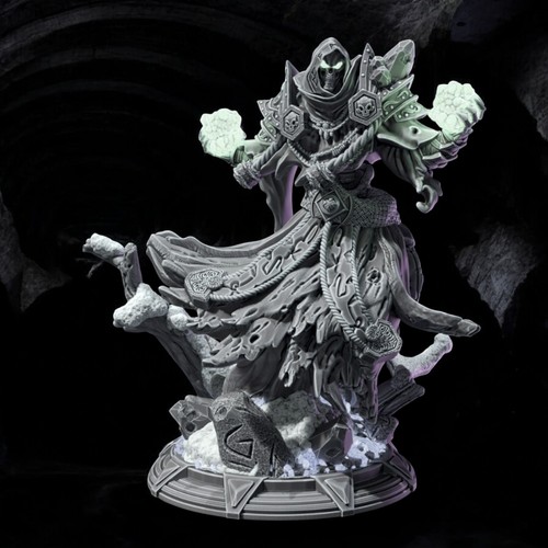 Undead Lich Wraith Necro Miniature DnD Fantasy RPG Tabletop (2.75in) | eBay