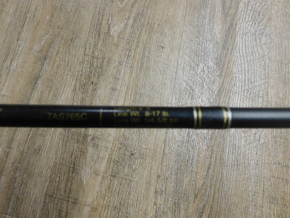 Team All Star TAS765C 6'4'' Medium Fast Casting Bass Fishing Rod ...