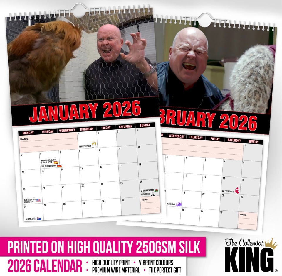 2026 Calendar - Phil Mitchell – Funny - Quirky - Christmas - Birthday ...