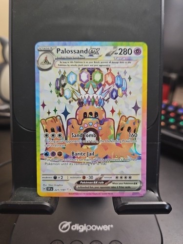 Palossand ex 221/191 Full Art Rare Pokemon Surging Sparks SV8 Sku729 | eBay