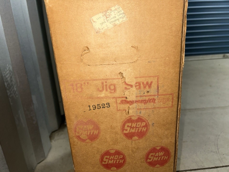 Shopsmith 18” Jigsaw – Clean Machine Missing Attachments Read ...