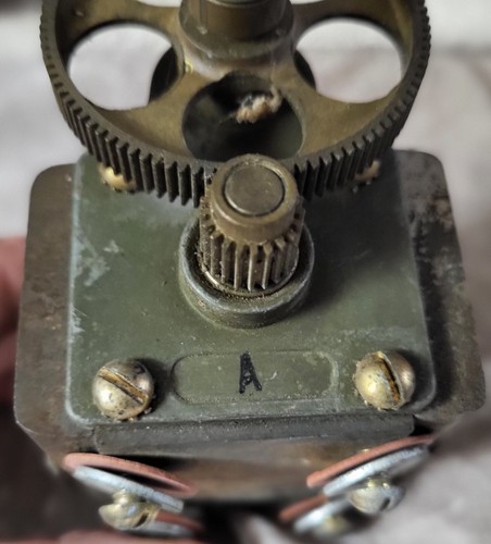 WW11 Antique Mini Magneto For Field Crank Phones Works Good Condition ...