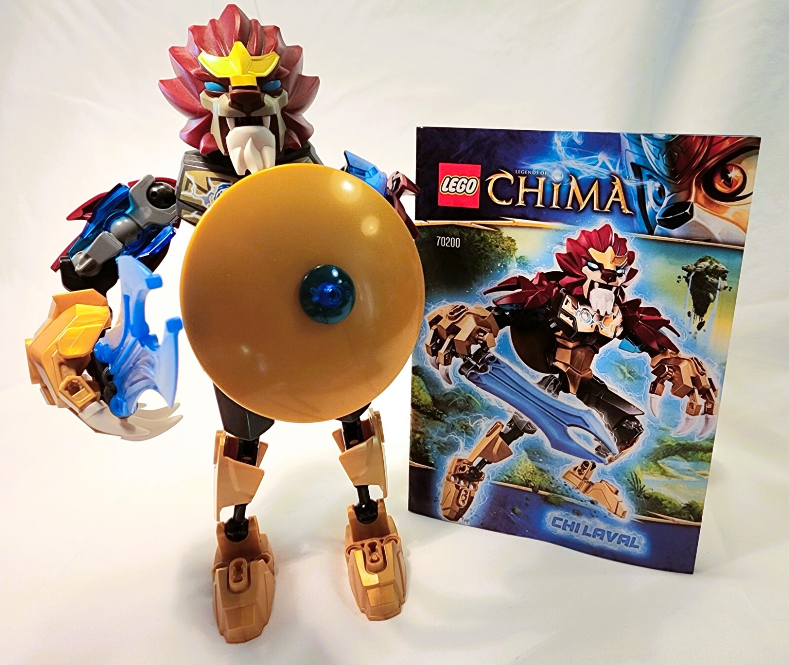 Lego Legends of Chima 70200, CHI LAVAL, retired 2013, complete, booklet ...