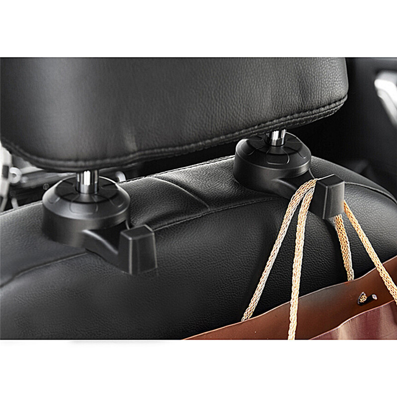 2Pcs Universal Car Truck Suv Seat Back Hanger Organizer Hook Headrest ...