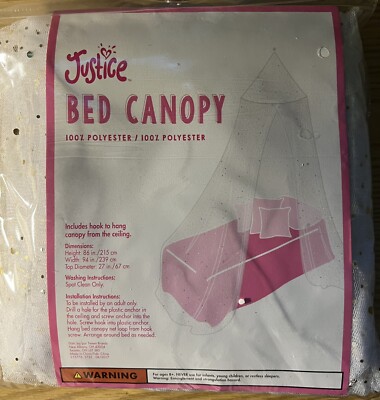 Justice Bed Canopy Brand New in Package-Never Opened | eBay