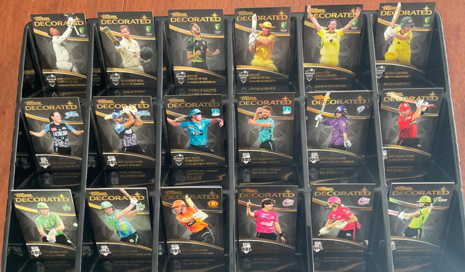 2023/24 TLA TRADERS CRICKET AUSTRALIA BBL WBBL DECORATED CARDS PICK ...