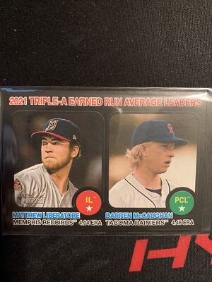 MATTHEW LIBERATORE McCaughan 26/50 2022 Topps Heritage Minors Black ...