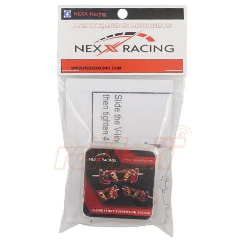 Nexx Racing Aluminum V-Line Front Suspension System Set Blue For Mini-Z ...