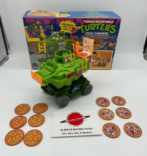 1989 Pizza Thrower Complete w/ Box Vintage TMNT Vehicle | eBay