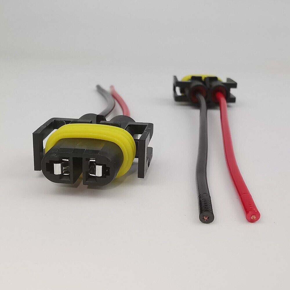 4Pcs For H8 H11 Fog Light Female Connector Adapter Wiring Harness ...