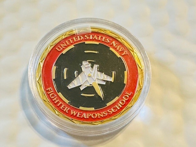 Challenge Coin - US Military - US Navy - Fighter Weapons School | eBay