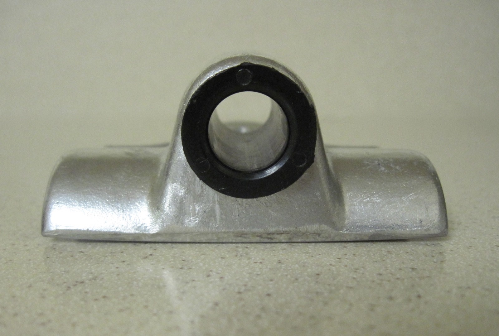 2 Aluminum Boat Oar Lock Sockets Round Gunnel Jon Duck Fishing Rowboats ...