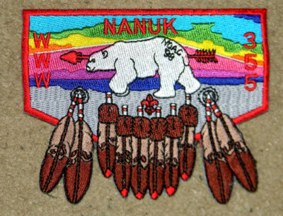 OA #355 Nanuk 1998 NOAC Flap - Full Color - S21 | eBay