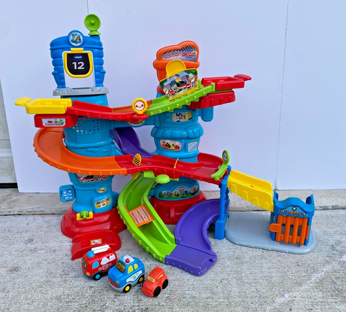 VTech Go Go Smart Wheels Launch Chase Police Tower Complete Works | eBay