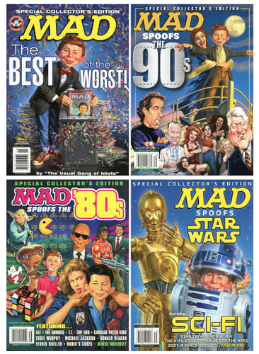 Lot of 4 Mad Magazines Spoofs and the Best of the Worst Star Wars 80s ...