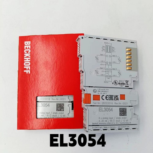 One Beckhoff EL3054 EL 3054 PLC Module New In Box Expedited Shipping TX ...